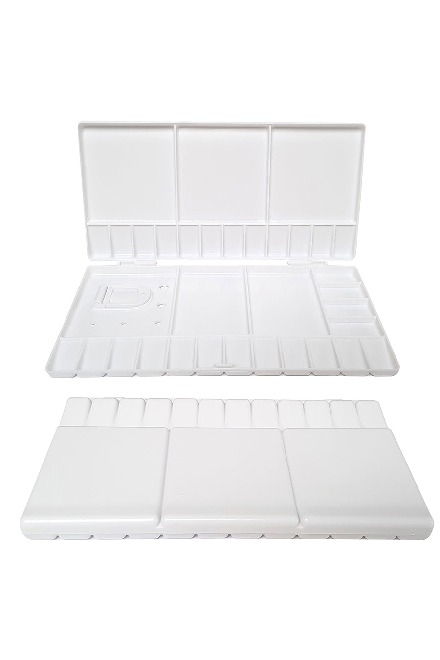 Zieler® Compact Folding Artist Sturdy Plastic Palette 33 Wells ...