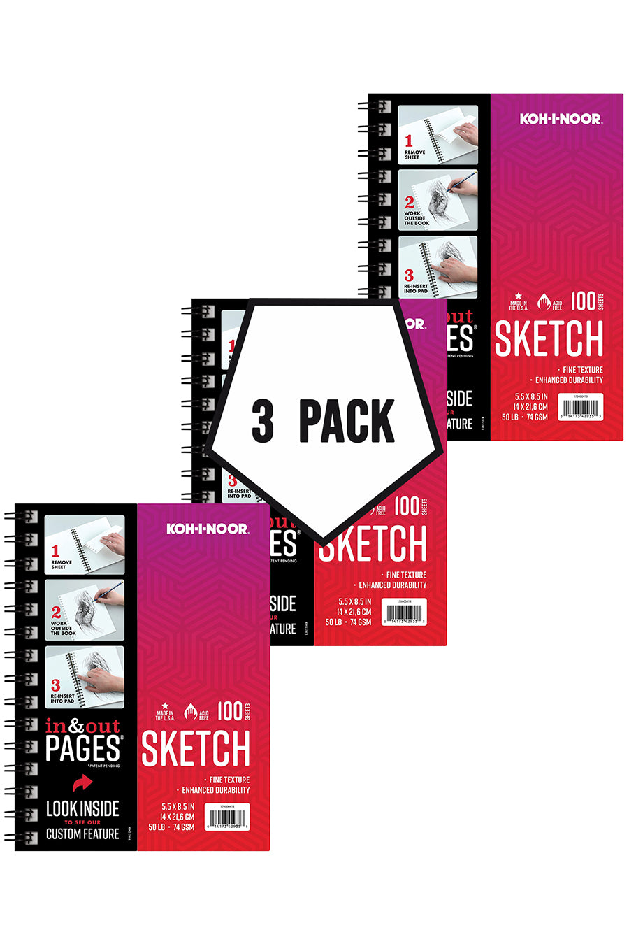 Koh-I-Noor® Sketch Paper, Packs – Chartpak Factory Store