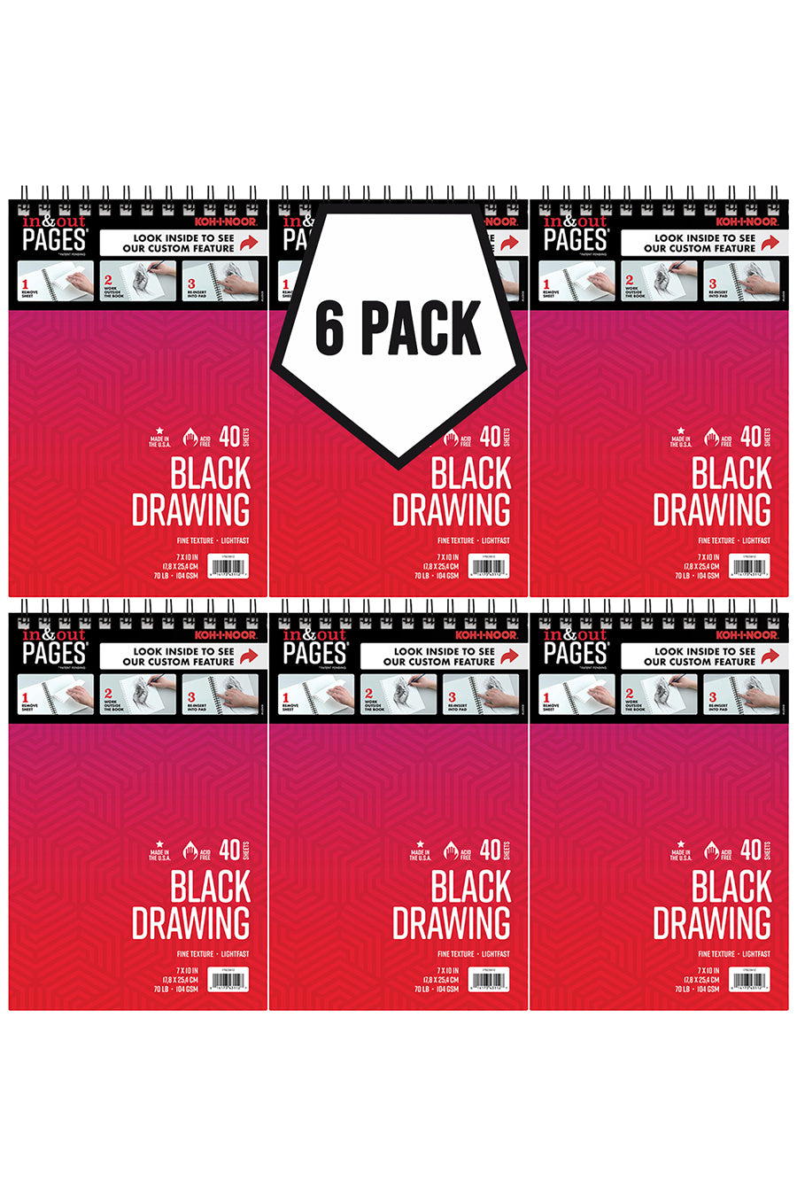 Koh-I-Noor® Black Drawing Paper, Packs – Chartpak Factory Store