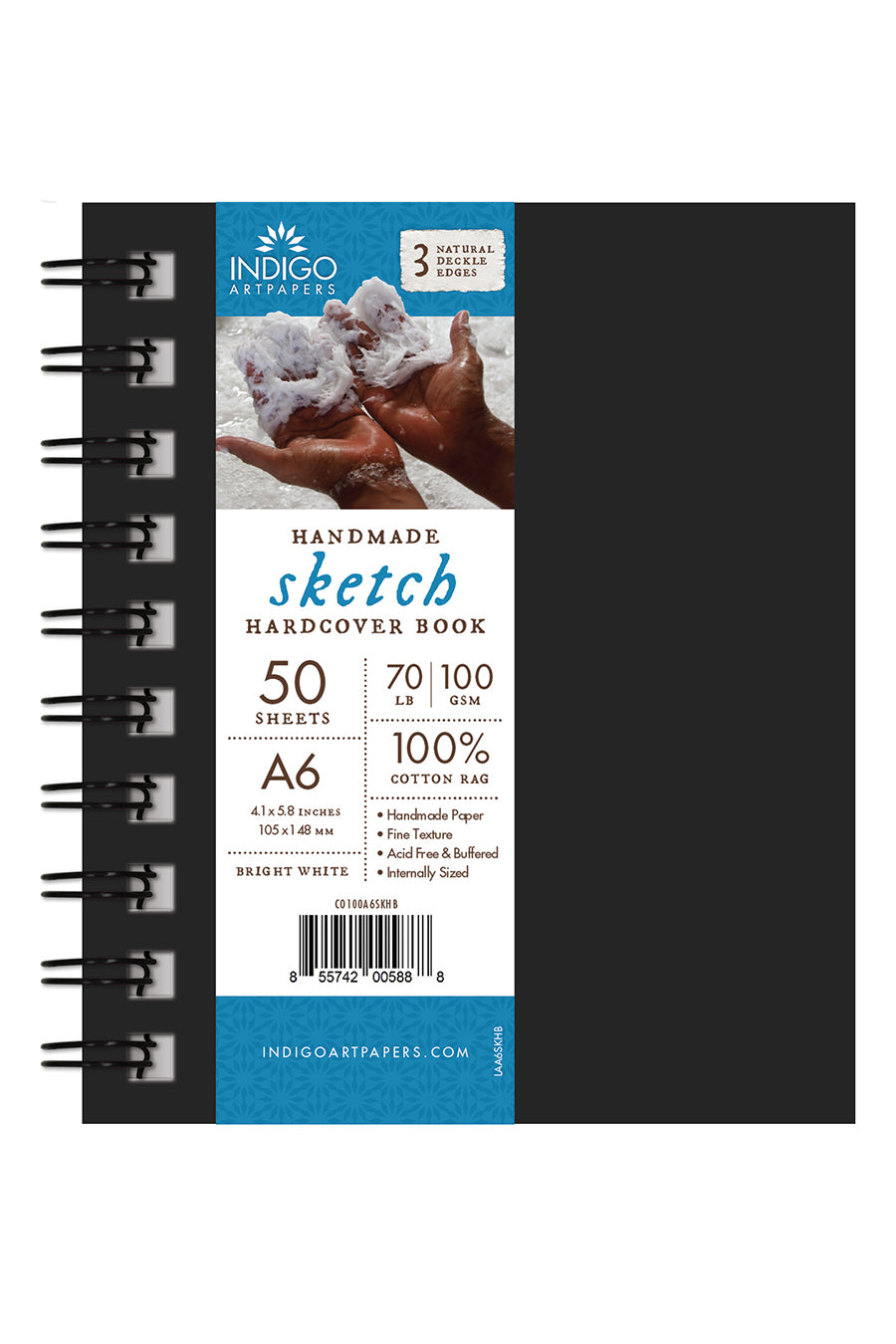 Indigo Art Papers Hardbound Sketch Book – Chartpak Factory Store