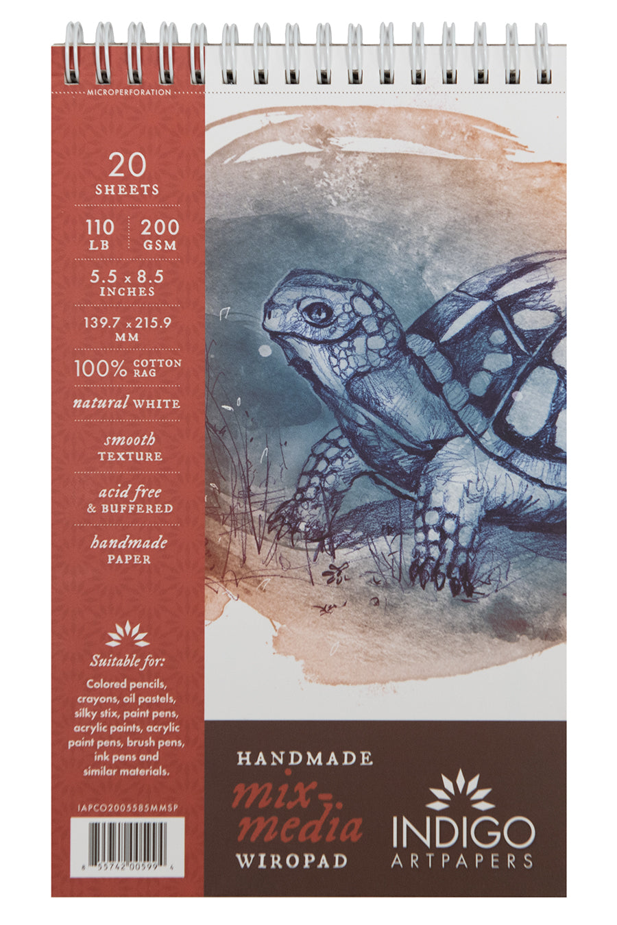 Indigo Art Papers Hand Crafted Mixed Media Paper - 24 Sheets – Chartpak ...